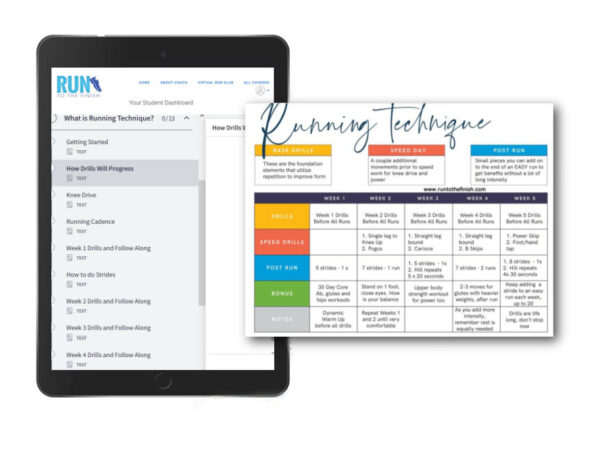 30 Day Running Form for Beginners Program RunToTheFinish