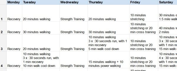 Walk-to-Run Program + 10 Keys to Make the Transition